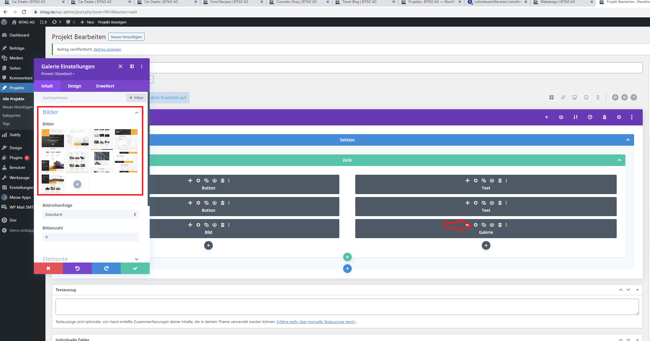 Themes-Dokumentation – BITAG AG