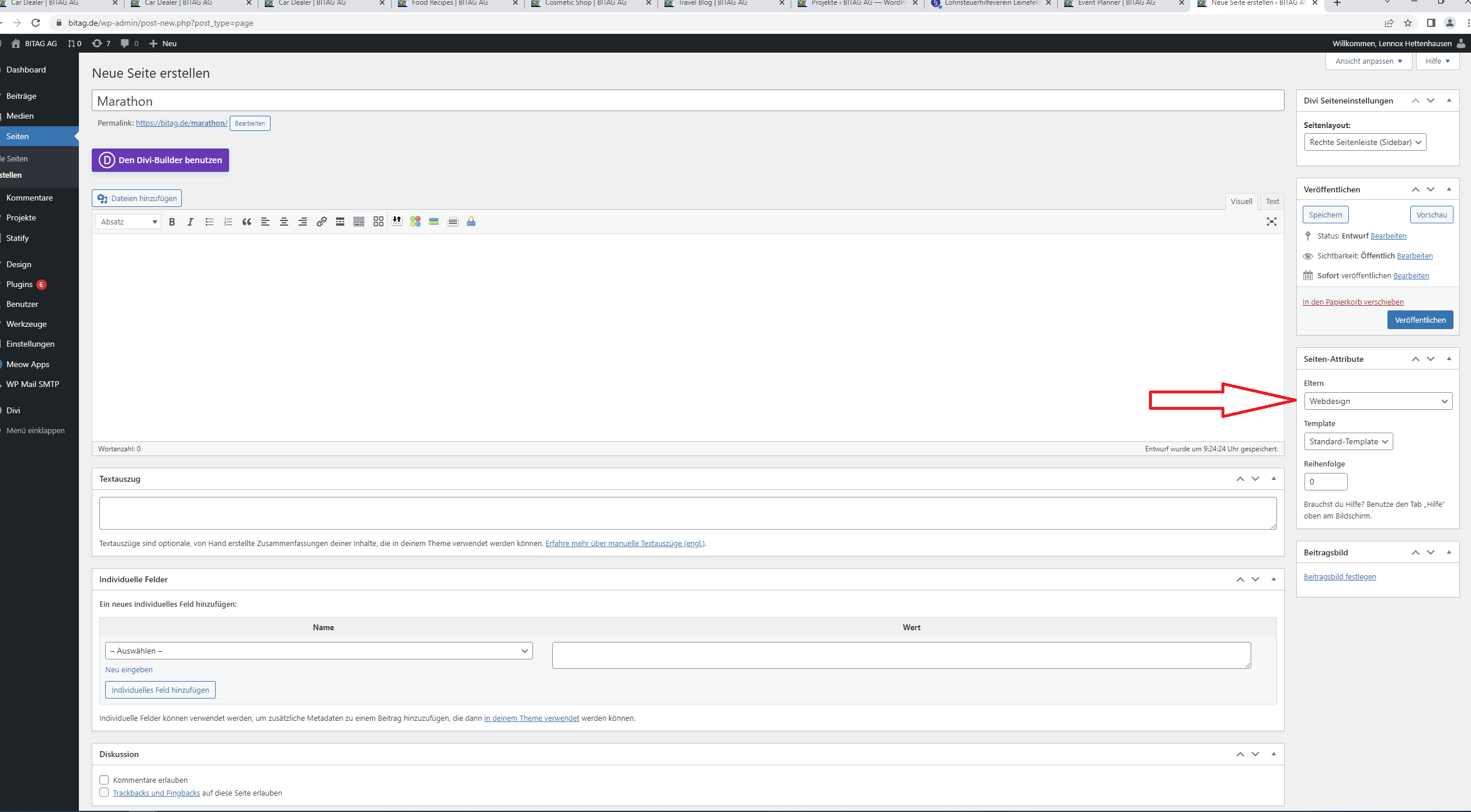 Themes-Dokumentation – BITAG AG